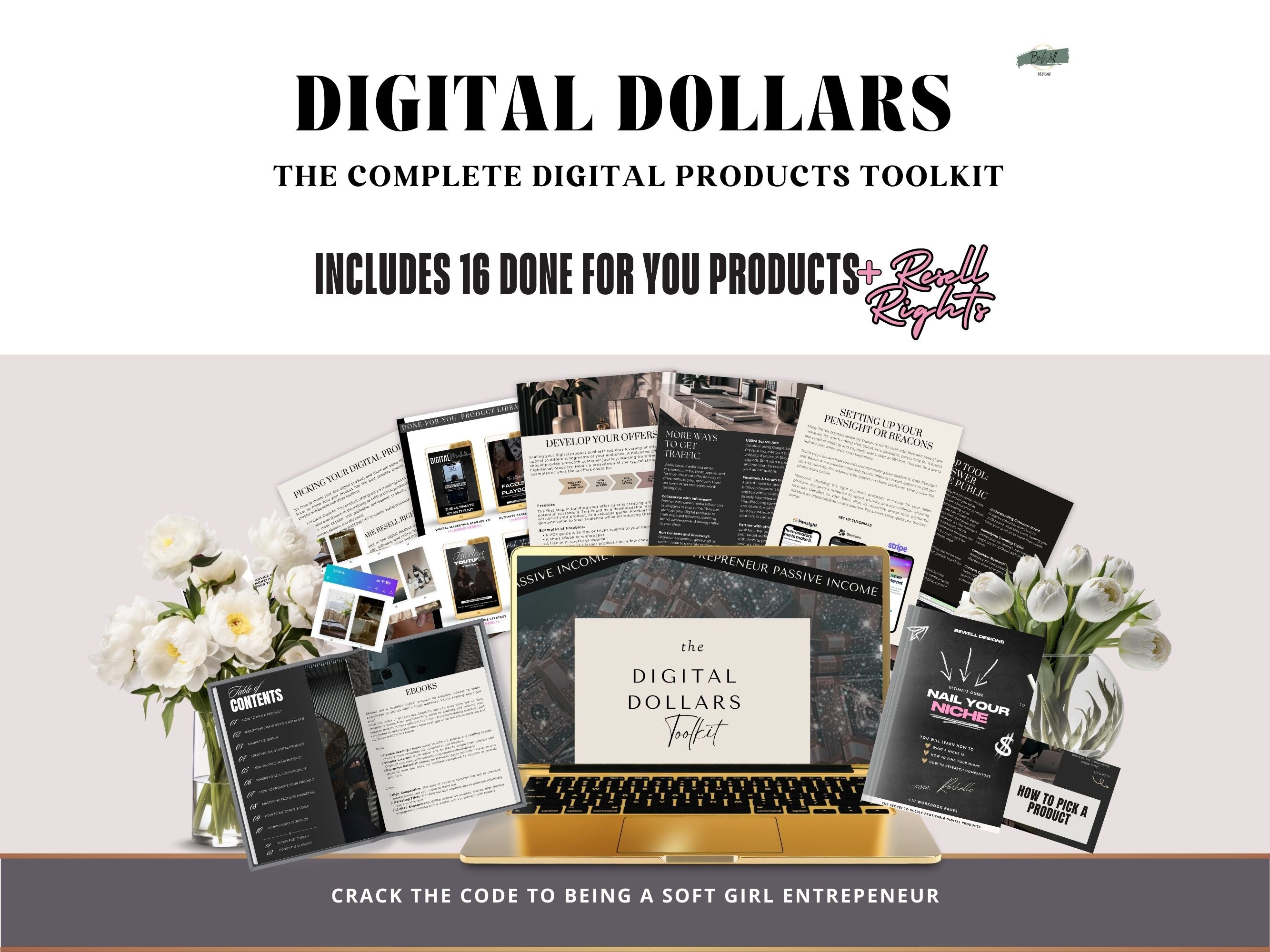 Digital Starter Kits & Bundles – Bewell Design