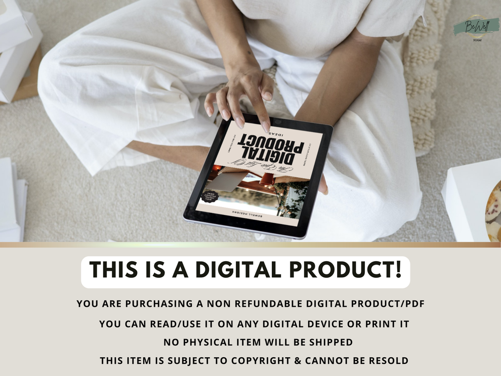 Digital Product Ideas: 300+ Digital Product Guide – Bewell Design